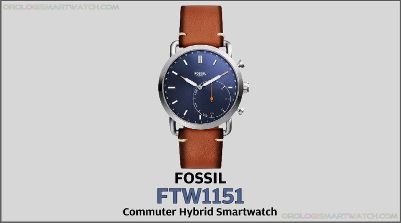 Fossil FTW1151 Commuter Orologio ibrido Hybrid smartwatch NDW2A1
