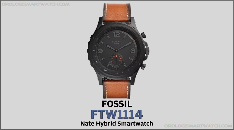 Fossil FTW1114 Nate Orologio ibrido Hybrid smartwatch NDW2A