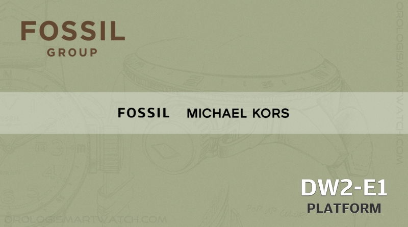 Fossil DW2 Platform touchscreen smartwatches internal movement